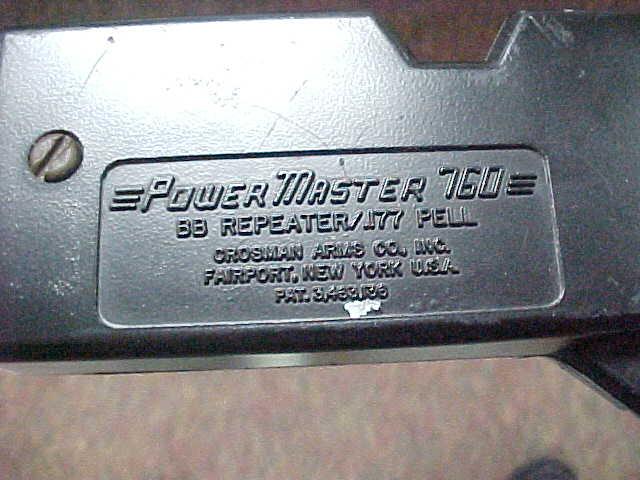 Crosman Power Master 760 Bb Repeater / .177 Pell R For Sale at ...